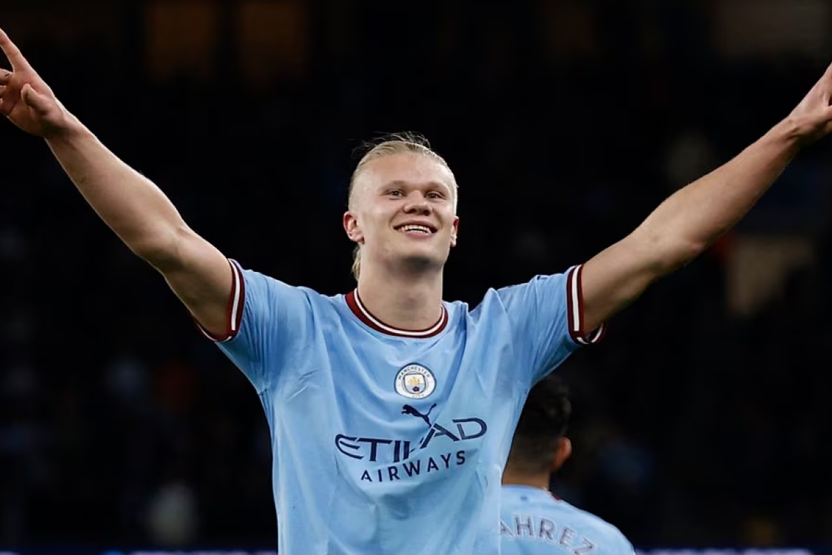 Haaland hace historia y el City se hace con el primer lugar de la tabla ...