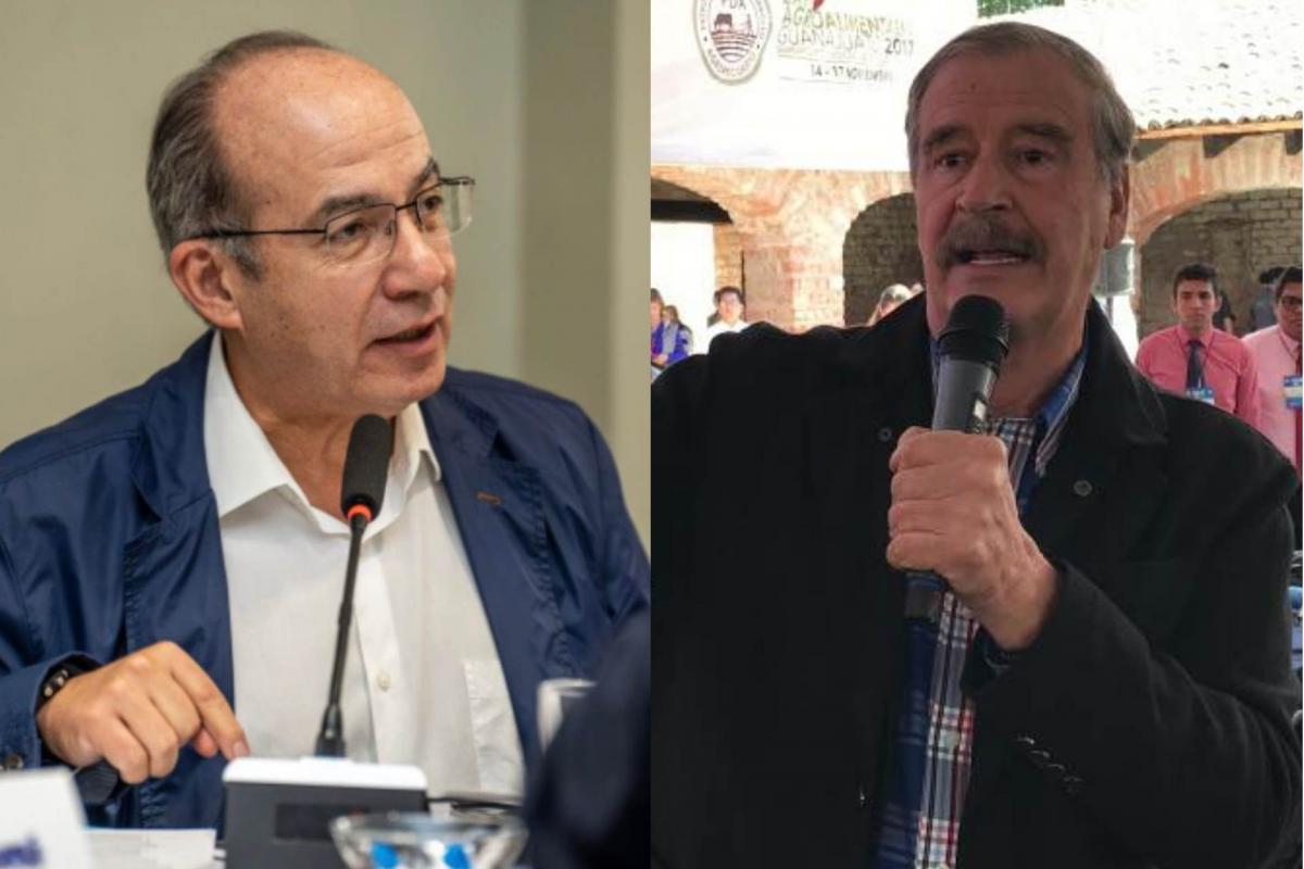 Los expresidentes Vicente Fox y Felipe Calderón se enfrentan por la ... Los expresidentes Vicente Fox y Felipe Calderón se enfrentan por la ...