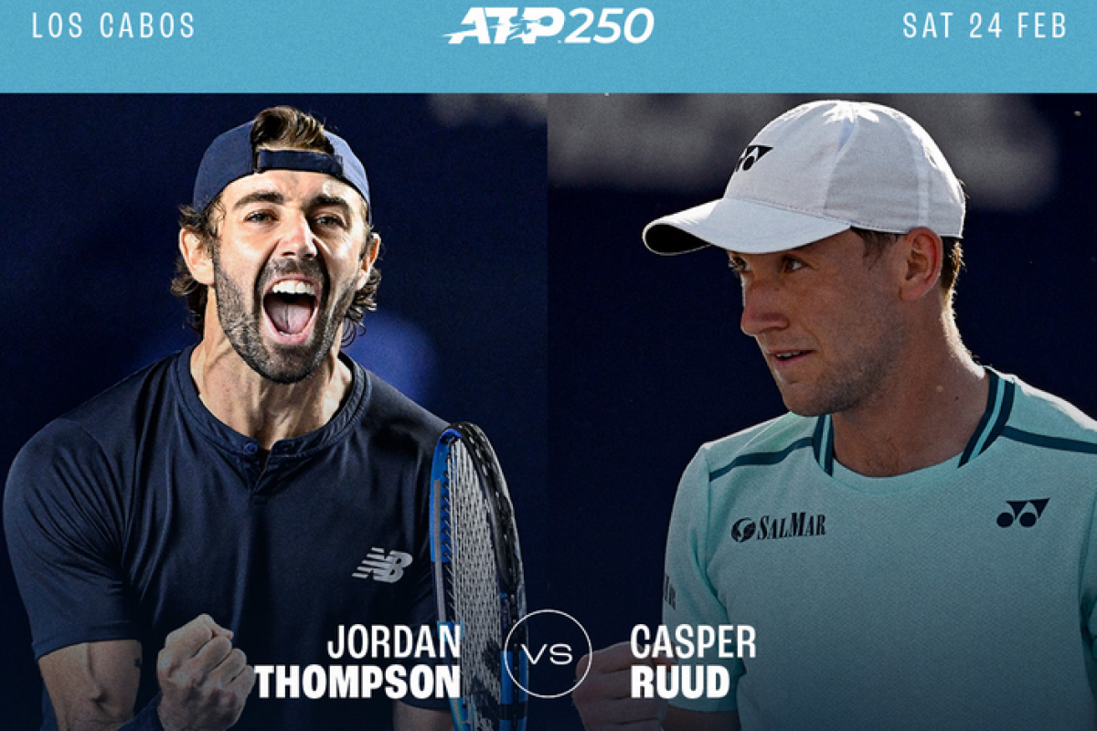 ¡Lista la final! Jordan Thompson vs Casper Ruud en el Abierto Los Cabos ...