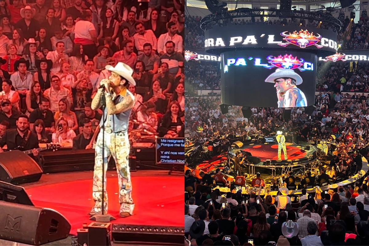 Christian Nodal cantó “Pa’l cora” de los asistentes al Palenque de la ... Christian Nodal cantó “Pa’l cora” de los asistentes al Palenque de la ...