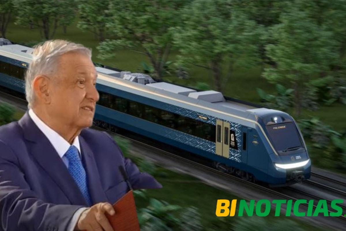Estamos a una semana de inaugurar el Tren Maya completo: AMLO | BI Noticias