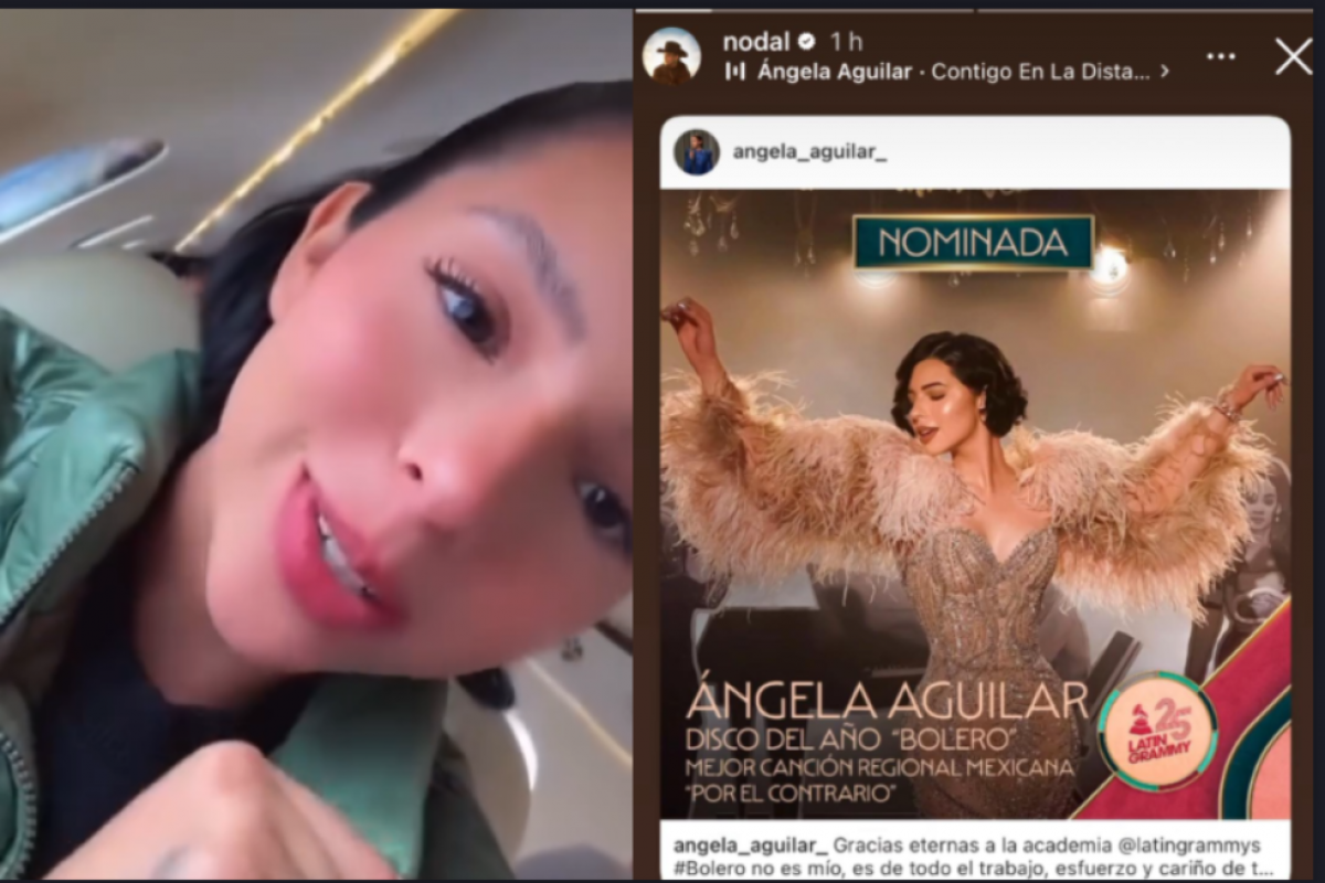 "Amaaaaar"; Ángela Aguilar reacciona a sus nominaciones al Latin Grammy ...